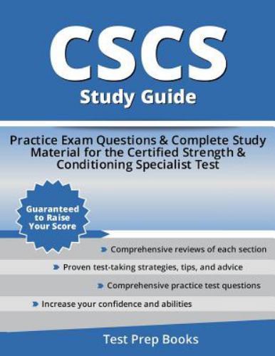 CSCS Study Guide: Practice Exam Questions and Complete Study Materials ...