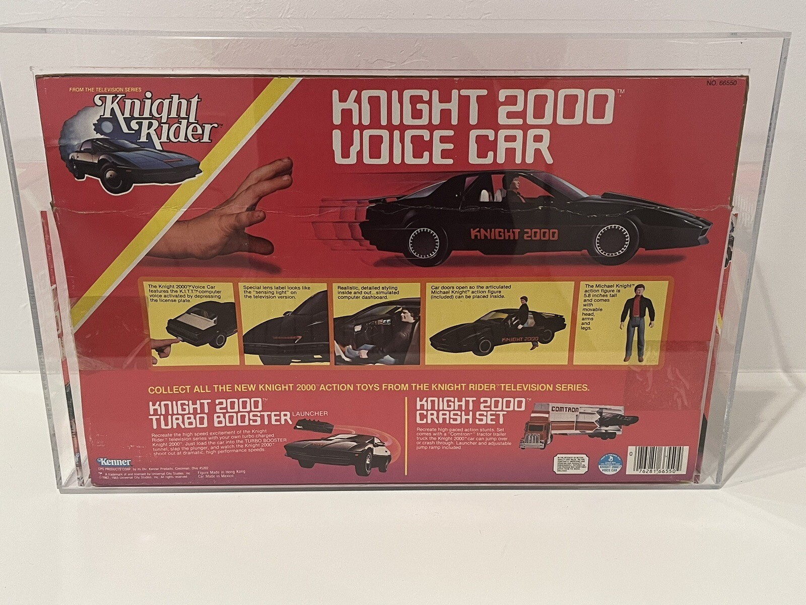 1983 Kenner Knight Rider Knight 2000 Voice Car K.I.T.T. Factory Sealed ...
