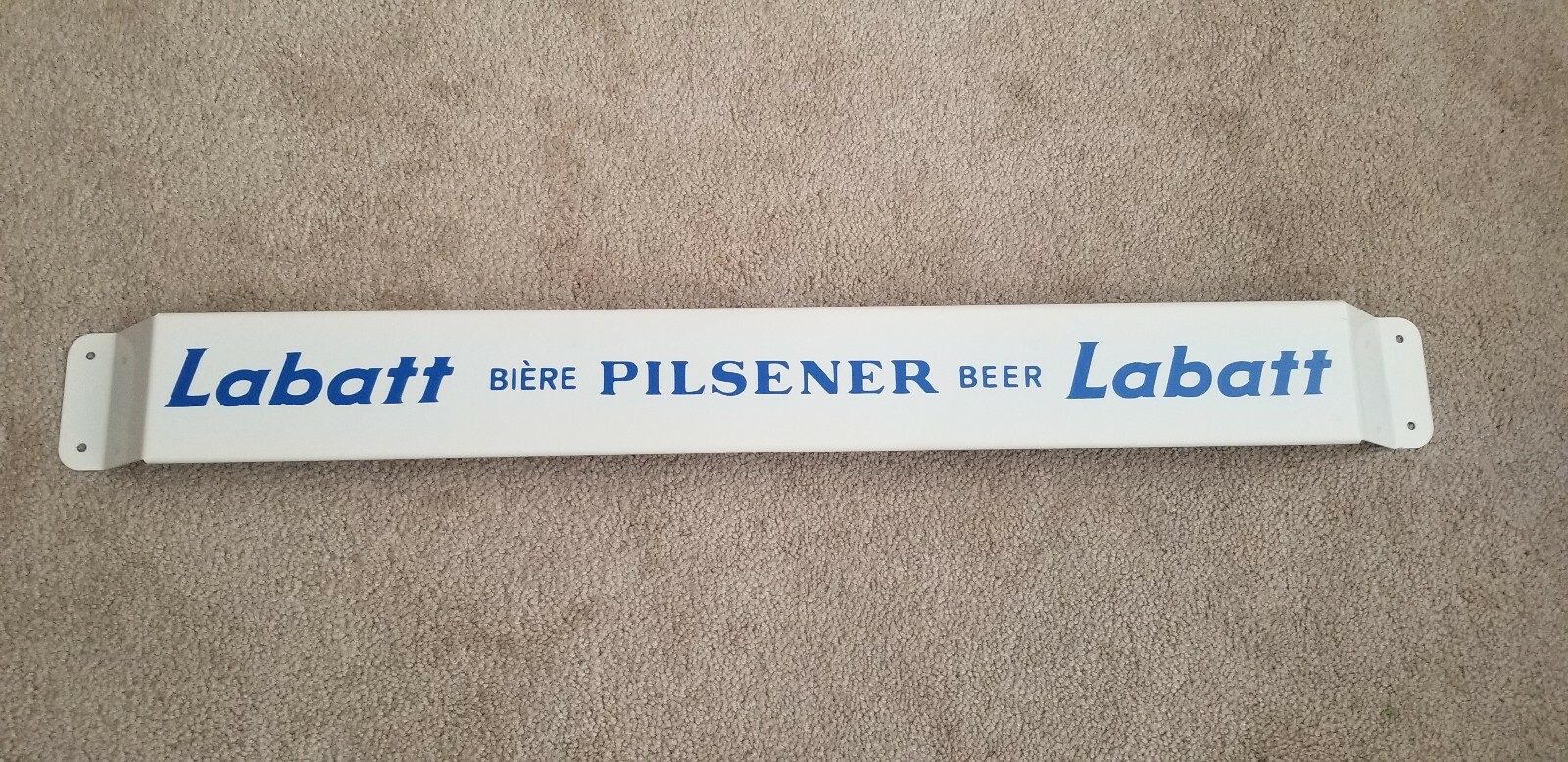 33'' Door push bar Labatt pilsner Antique Beer Advertising sign | eBay