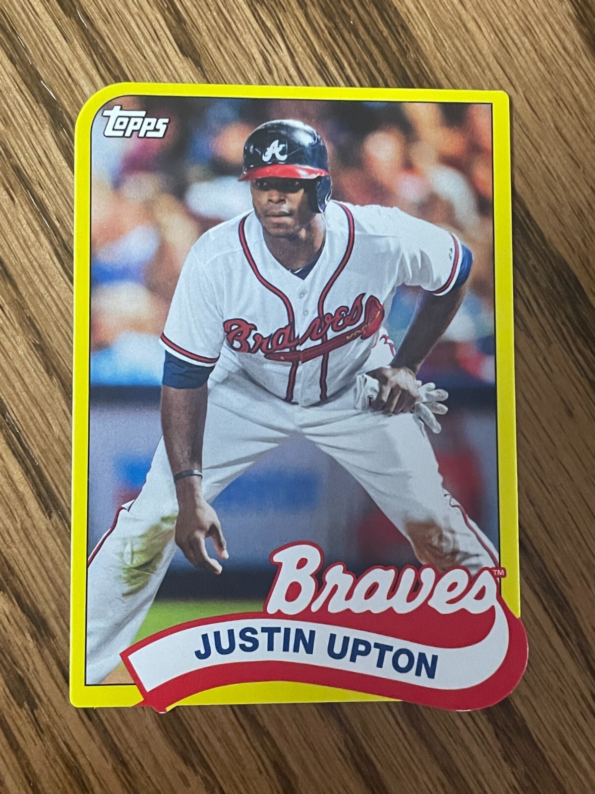 2014 Topps Mini Yellow Border TM-73 Justin Upton - Atlanta Braves | eBay