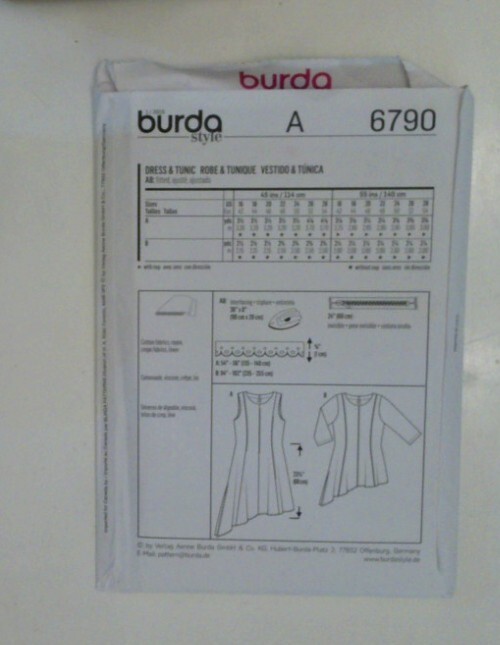 Burda Young Sewing Pattern #6790, Dress and Tunic, New, Uncut, FF Size ...