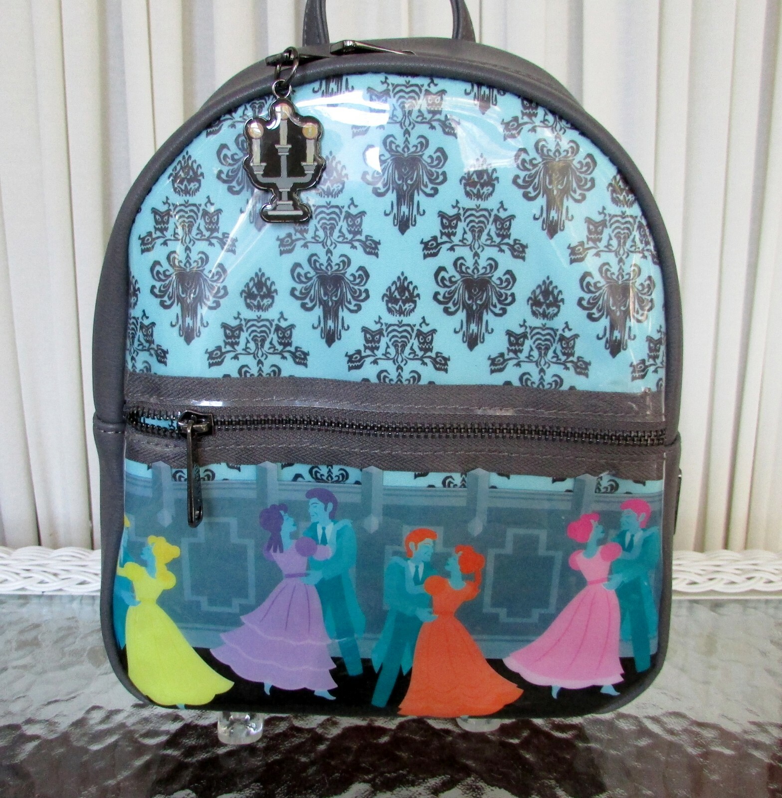 Disney Loungefly Haunted Mansion Ghosts Dancers Ballroom Mini Backpack ...