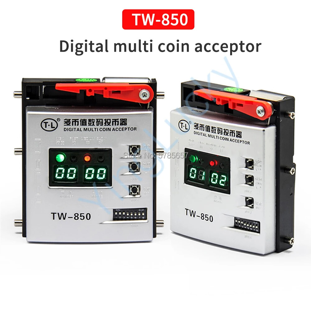 TW-850 digital multi coin acceptor coin selector/Coin Pusher/coin ...