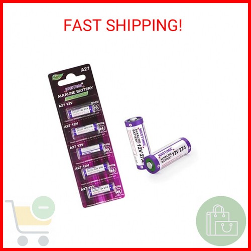 NASTIMA 12V 27A A27 Alkaline Battery, V27A LR27A MN27 L828 12V Battery ...