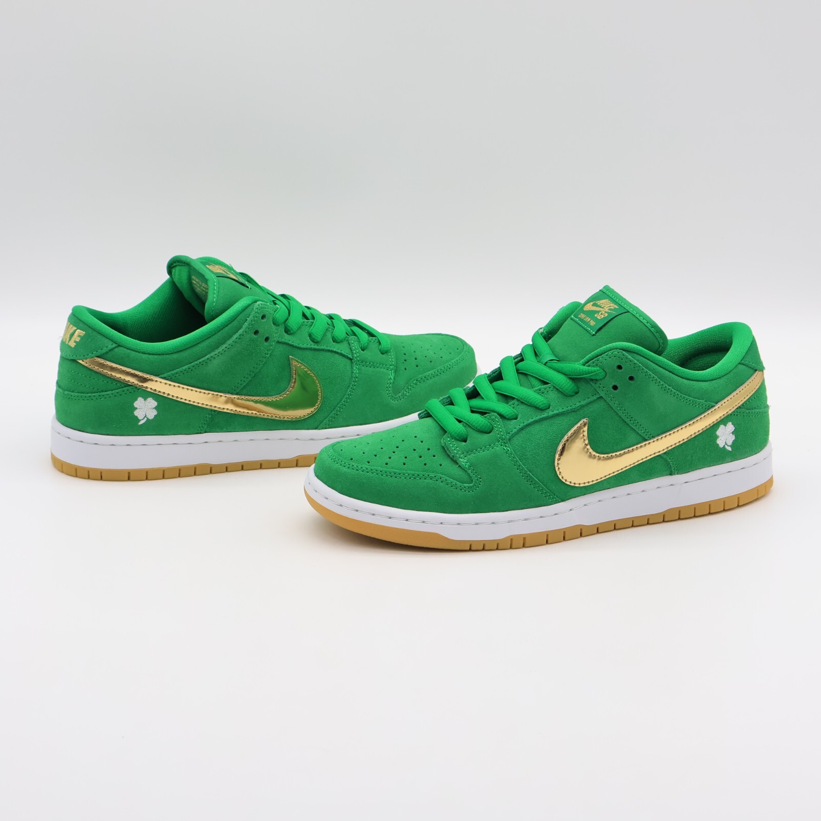 BQ6817-303 Nike SB Dunk Low Pro St. Patrick's Day Shamrock Lucky Green ...