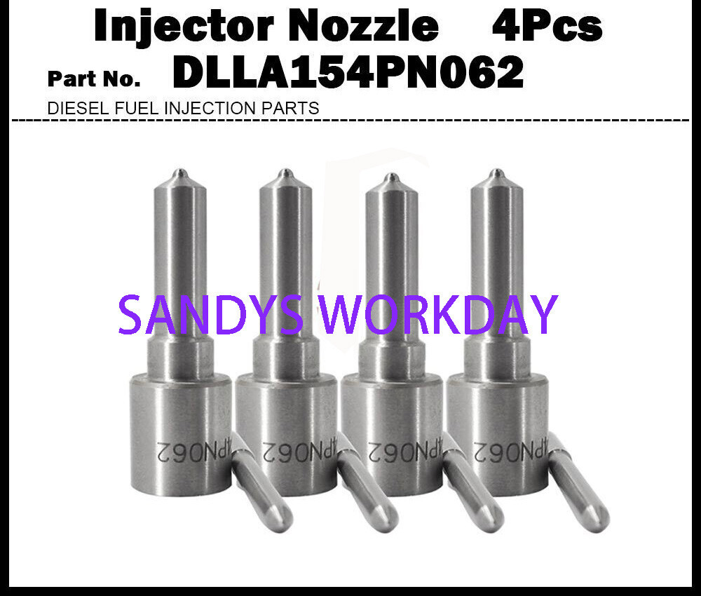 for ISUZU Elf 4BC2 4Pcs Fuel Injector Nozzle DLLA154PN062 105017-0620 ...