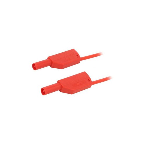 49.0126-05022 Messleitung 19A 4mm Bananenstecker-4mm Bananenstecker L ...