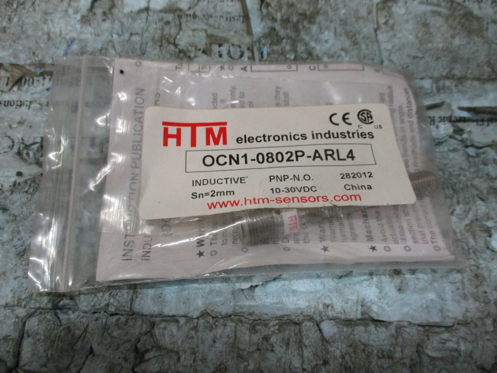 HTM Electronic OCN1-0802P-ARL4 Inductive sensor PNP-NO Sn=2mm 10-30VDC ...