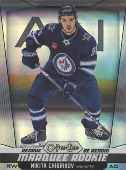 2024-25 O-Pee-Chee - Marquee Rookies Nikita Chibrikov #593 Rainbow /350 ...