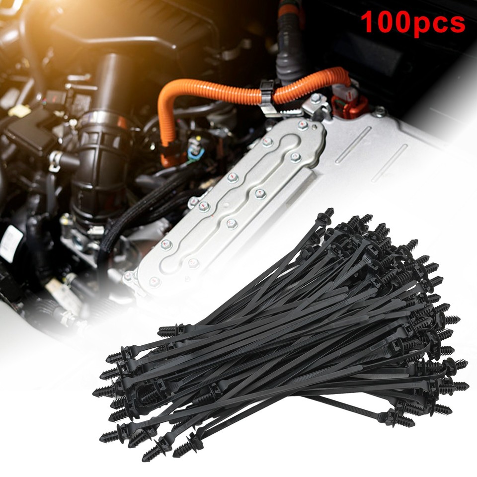 Bundle Cable Nylon Push Clips Car Use Released Specification X Zip Band ...