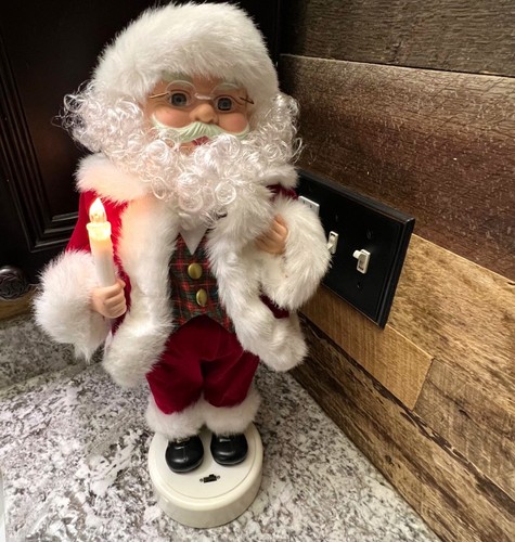 Vintage 80s Santa Claus Animated Christmas Decoration Kmart Holiday ...