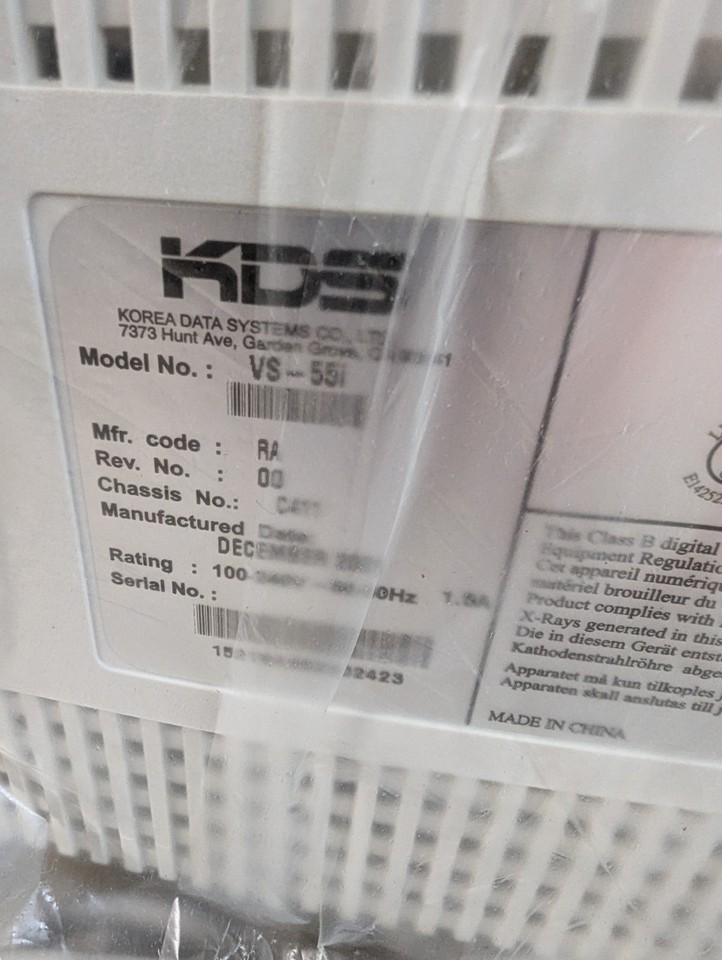 NEW Vintage KDS Korea Data Systems VS-55i 15" CRT Retro Gaming Monitor VGA w/box | eBay