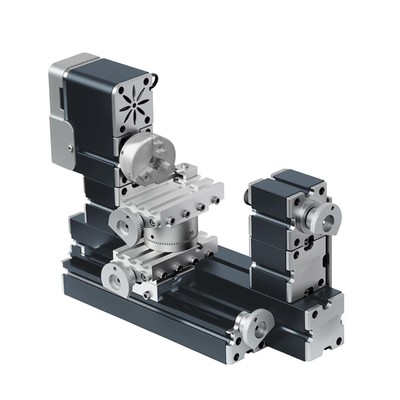 High Power 60W Powerful Mini Metal DIY 4-axis Rotating Lathe Lathes ...