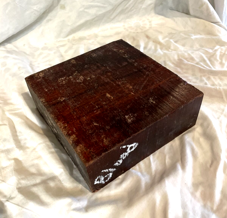 Bloodwood Lathe Wood Bowl Turning Blank 8x8x3 Knife Scales Pool Cues ...