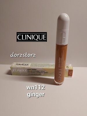 CLINIQUE Even Better All-Over Concealer+Eraser *WN 112 GINGER* / .2 oz ...