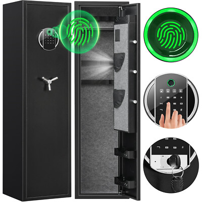Biometric Rifle Gun Safe, 5-7 Gun Safes for Home Rifles and Shotguns | eBay