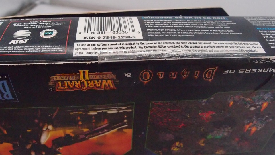 StarCraft Collector's Special Edition (PC, 1998, Blizzard) BIG BOX ...