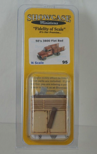 NOS Showcase Miniatures 50'S 3800 FLAT BED TRUCK N Scale Accessory Kit ...
