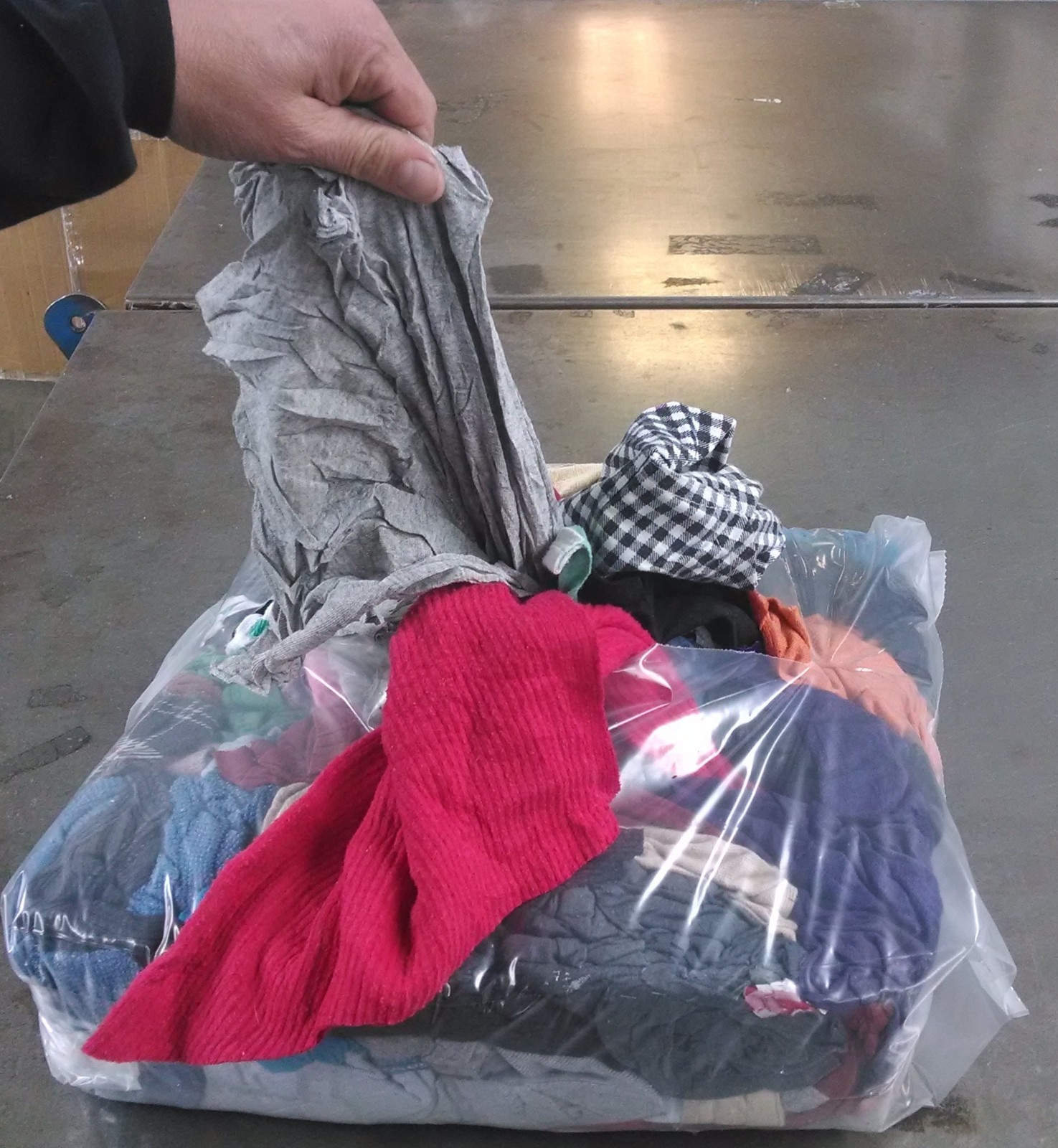 Compressed Bag of Colored Cotton Sweatshirt Rags - 10 LB - Bag | eBay