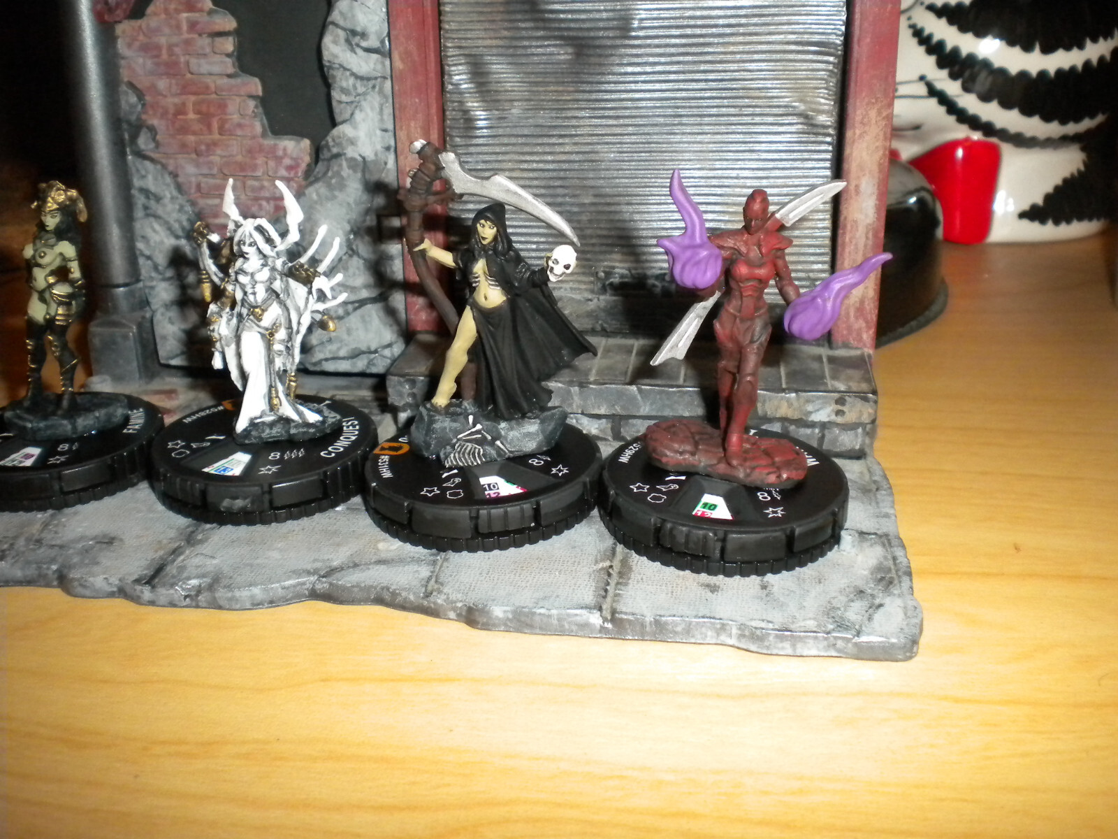CUSTOM Heroclix 4 FOUR HORSEWOMEN of APOCALYPSE War Famine Death ...
