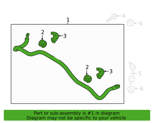 Kia 55510-S9200 Rear Stabilizer Bar for 2020-2023 Telluride New Genuine ...