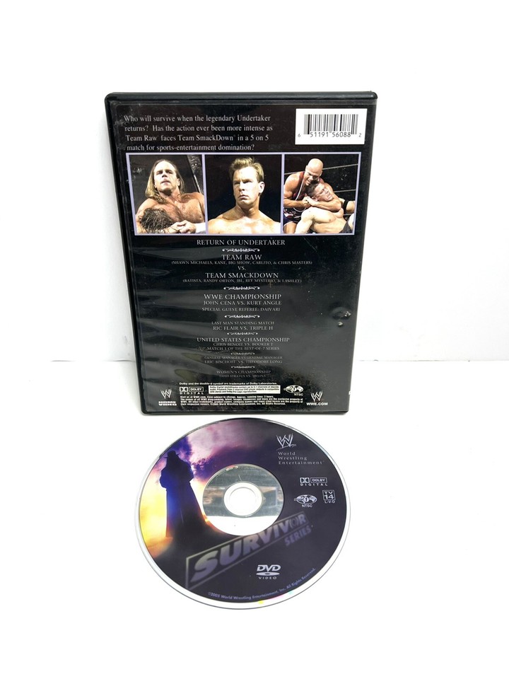 WWE Wrestling Survivor Series 2005 Shawn Michaels Kane Big Show WWF NXT ...