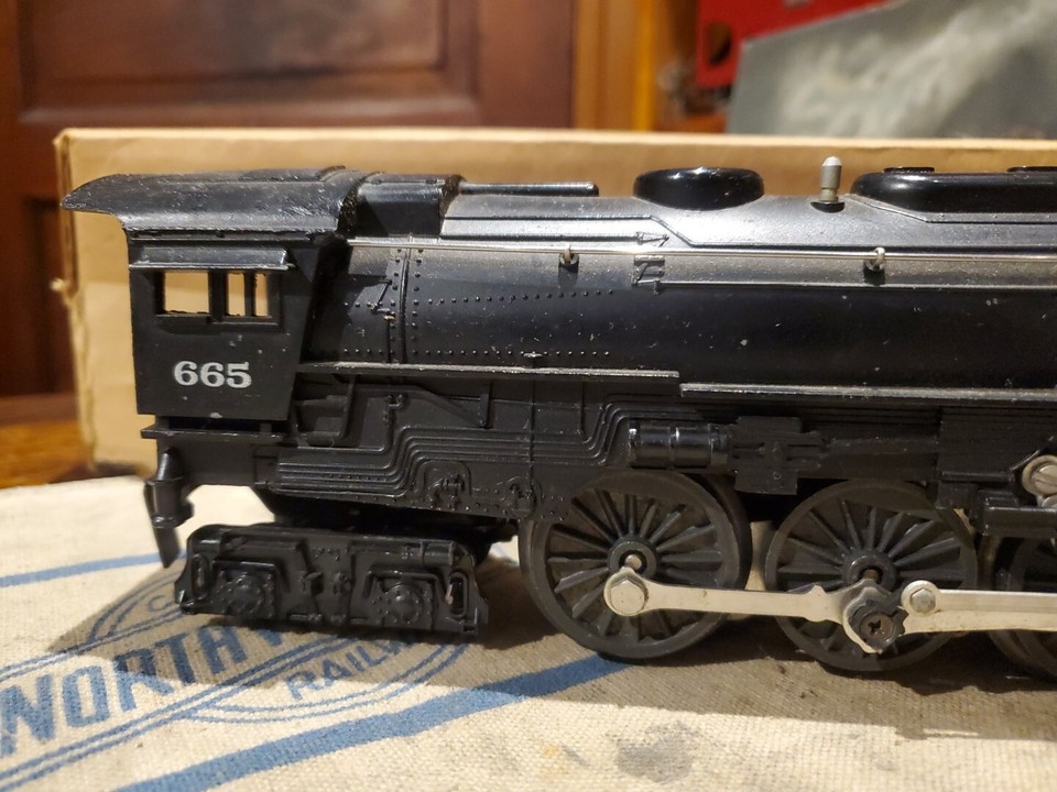 Postwar 1954-56 Lionel 665 Vintage O Steam 4-6-4 Locomotive/Box | eBay