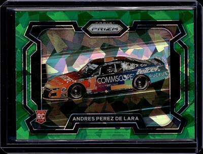 ANDRES PEREZ DE LARA 2024 Prizm Racing Rides Green Ice #8! | eBay