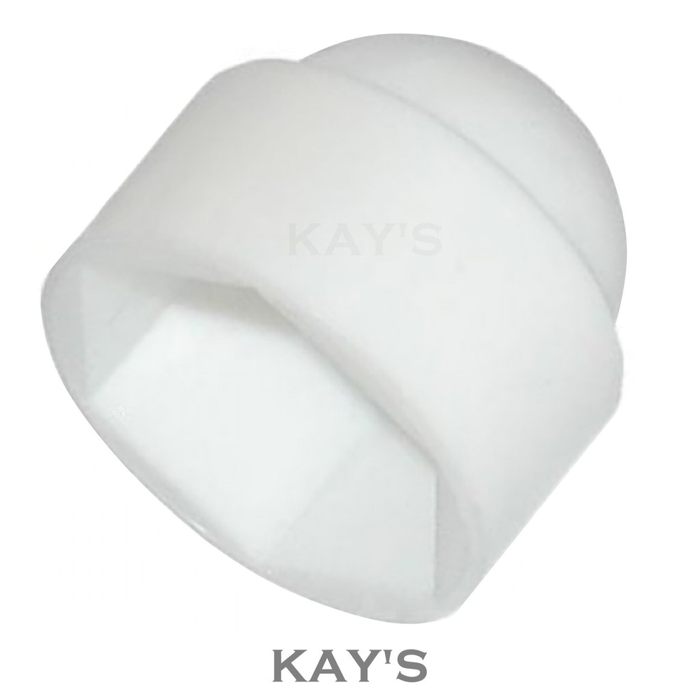 Black & White Plastic Dome Nut Cap Bolt Safety Cover M4 M5 M6 M8 M10 ...