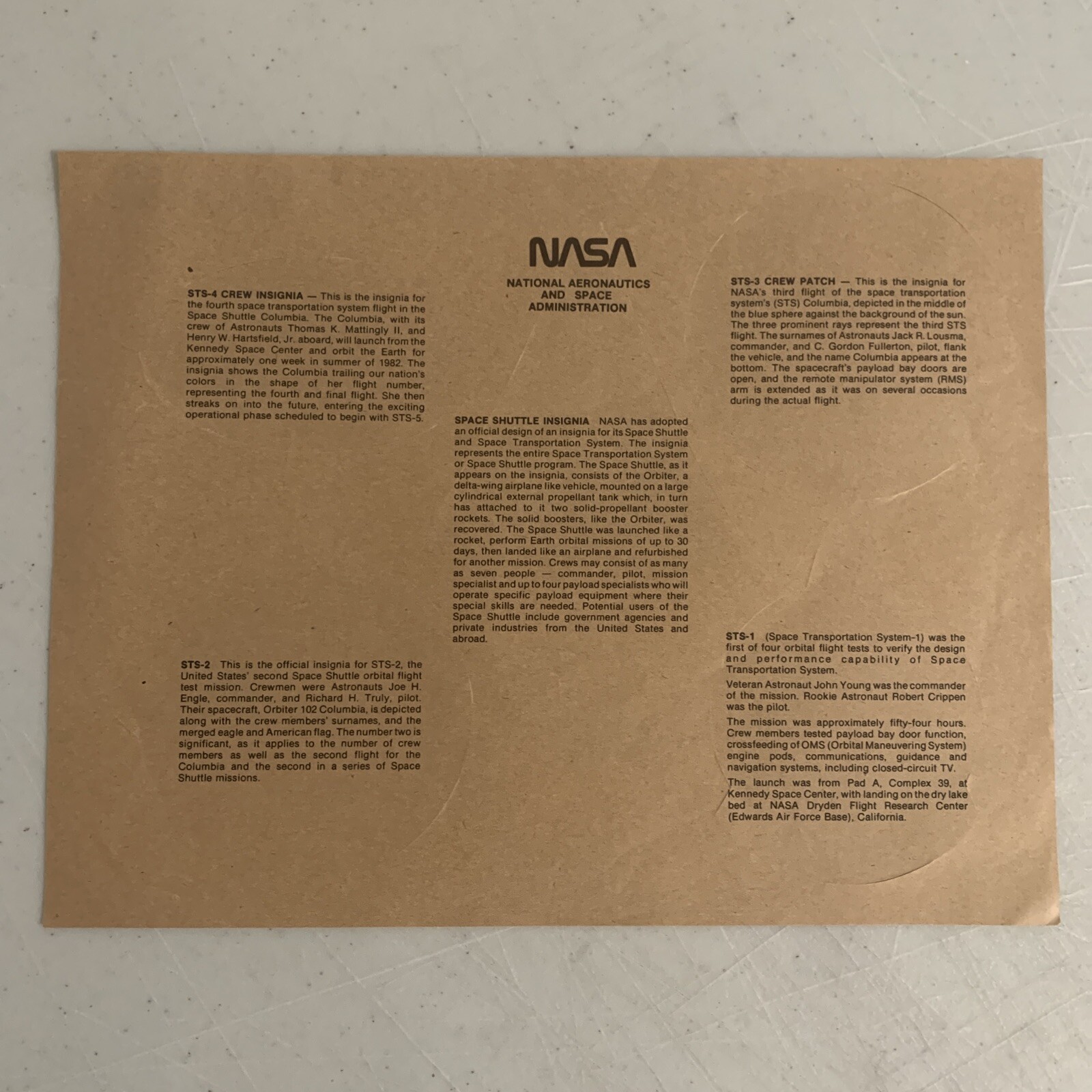 NASA Decals Lot: Apollo Flight Decals Patches 7-17, Space Shuttle ...