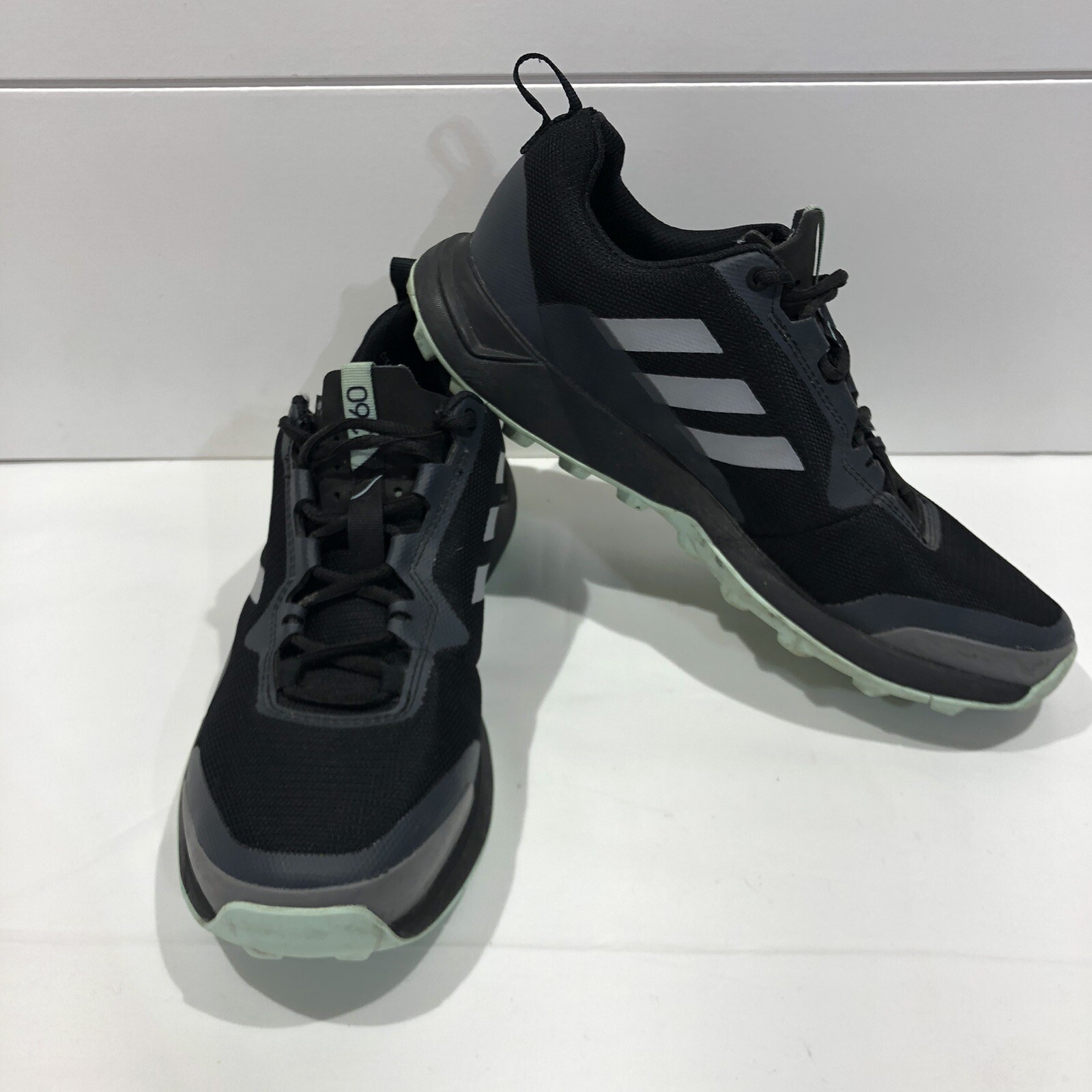 Adidas Terrex 260 Continental Black Blue Gray Lace up Athletic Shoes ...