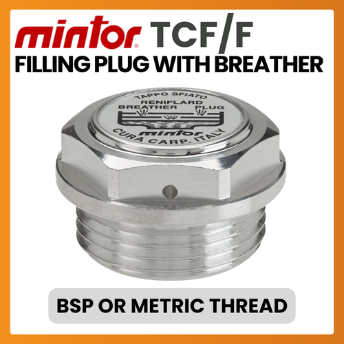 Mintor Hydraulic filling plug with breather and polyged head TCF/F ...