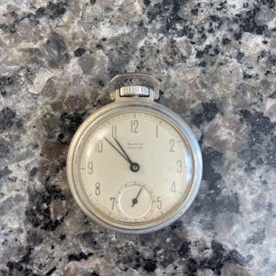 Westclox Pocket Ben Pocket watch Men 49mm Cream Dial Silver Tone Manual ...