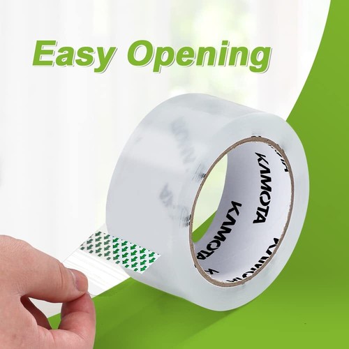 Packing Tape 12 Rolls Heavy Duty Clear Packaging Tape for Shipping ...