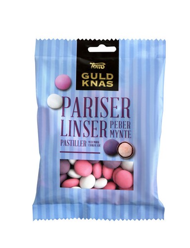 TOMS GULD KNAS PARISER LINSER 220g -Schoko - Linsen - Pastillen ...