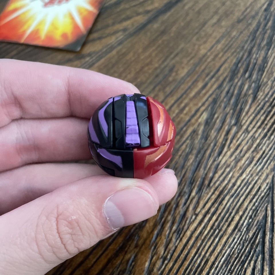 Bakugan Battle Brawlers CUSTOM B1 Dragonoid Pyrus Darkus Dual Attribute ...