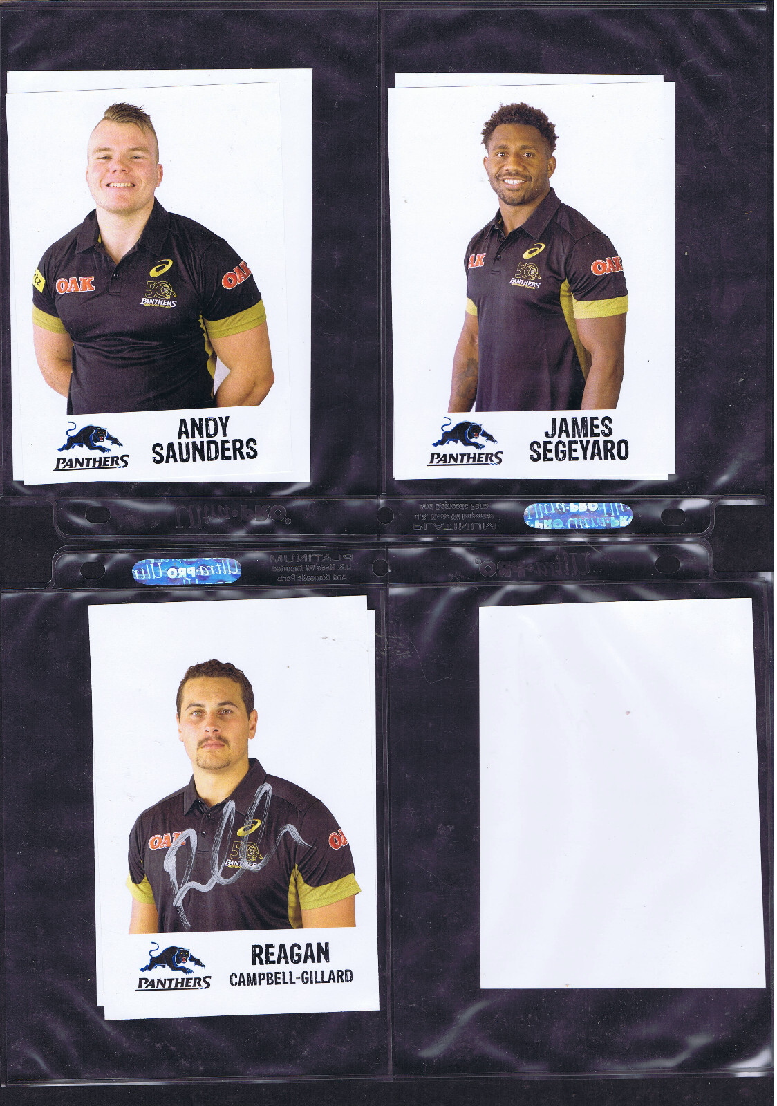 #JJ. FIFTEEN (15) 2017 PENRITH PANTHERS RUGBY LEAGUE FAN CARDS - 7 ...