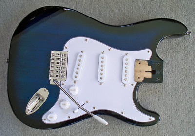 Loaded Stratocaster Style Body Blue Sunburst Strat Body | eBay