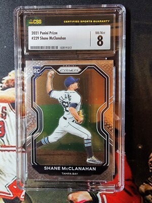 2021 Panini Prizm Shane McClanahan CSG NM/Mint 8 #229 Rookie RC Tampa Bay Rays | eBay