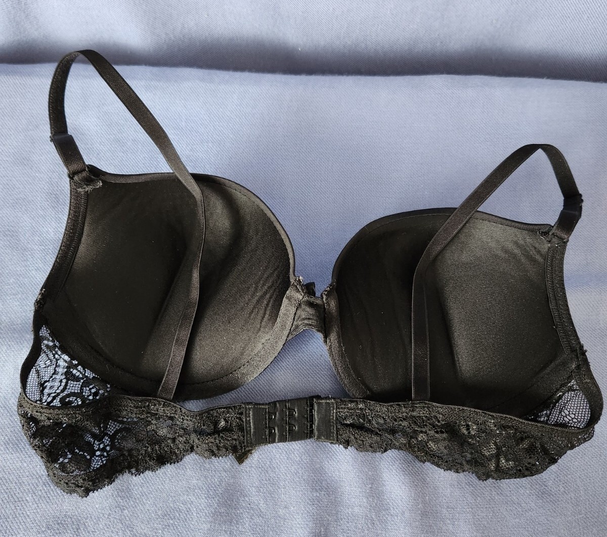 Smart Sexy Womens Bra 36B Black Lace Padded Underwire Style SA276 Pre ...