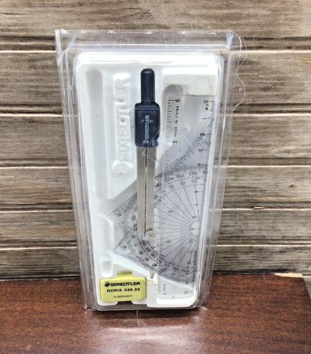 STAEDTLER Drafting Tools Compass Pencil Set - MISSING PEN & LEAD TUBE ...
