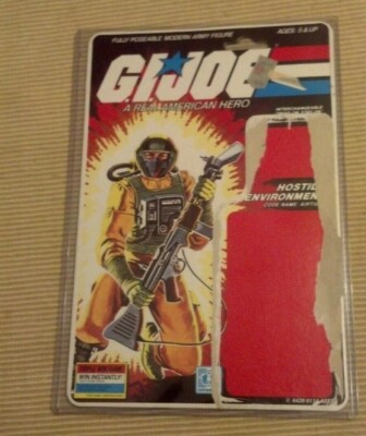 1985 Vintage GI Joe Airtight Uncut File Card full cardback filecard in ...