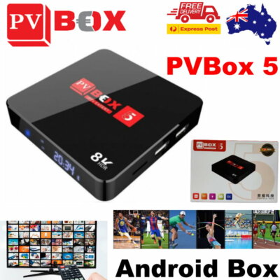 2023 PV5 PV BOX 5 AI 8K Android TVbox AU Plug Wifi PVBOX 5 - 最新中文电视盒 ...