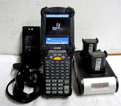 Symbol MC9190 Barcode Scanner with Charger and 3 Batteries BIN#15 | eBay
