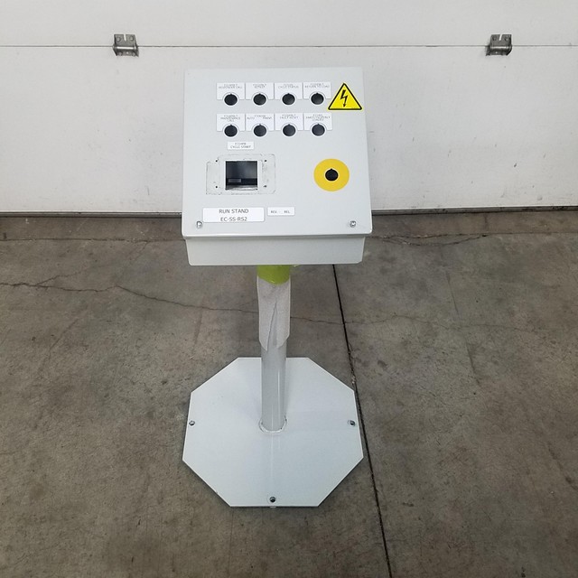 Operator Workstation Panel Enclosure with Stand. 12"x12"x30 deg. - USED ...