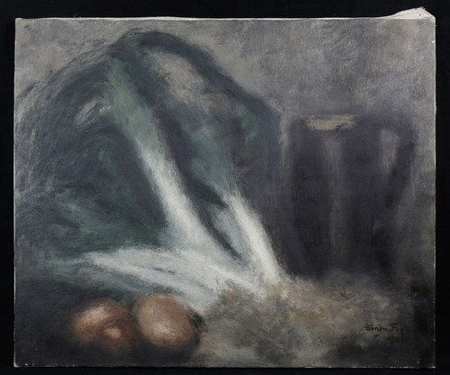 André Foy (1886/92-1953) Oil on Canvas Original Still Life Leeks 1930 ...
