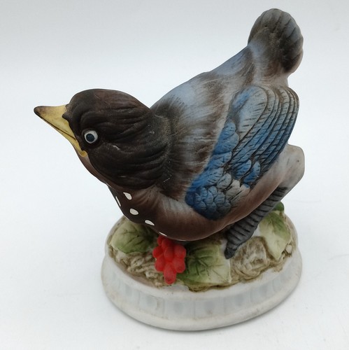 Vintage Lefton Japan Hand Painted Blue Bird Figurine | eBay