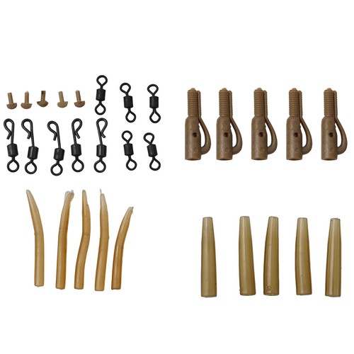 Brown Color Helicopter Rig Kit Set for Carp Fishing with 30PCS ...