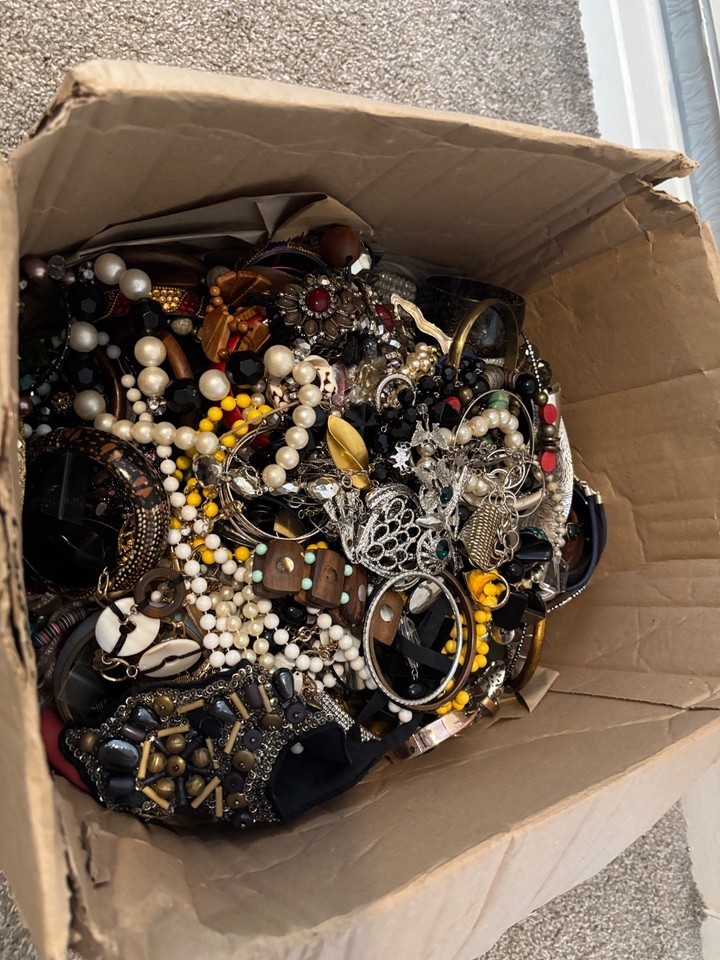 Vintage Jewellery Bundle Costume Old Original 6kg Unsorted | eBay UK