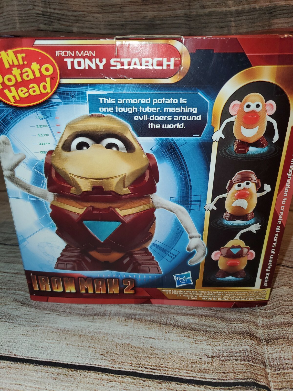 MARVEL HEROES | Iron Man 2 | TONY STARCH | Mr Potato Head | 2010 | NEW ...
